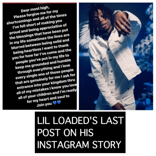 Lil Loaded rapper passed away 2000-2021 - Latest News